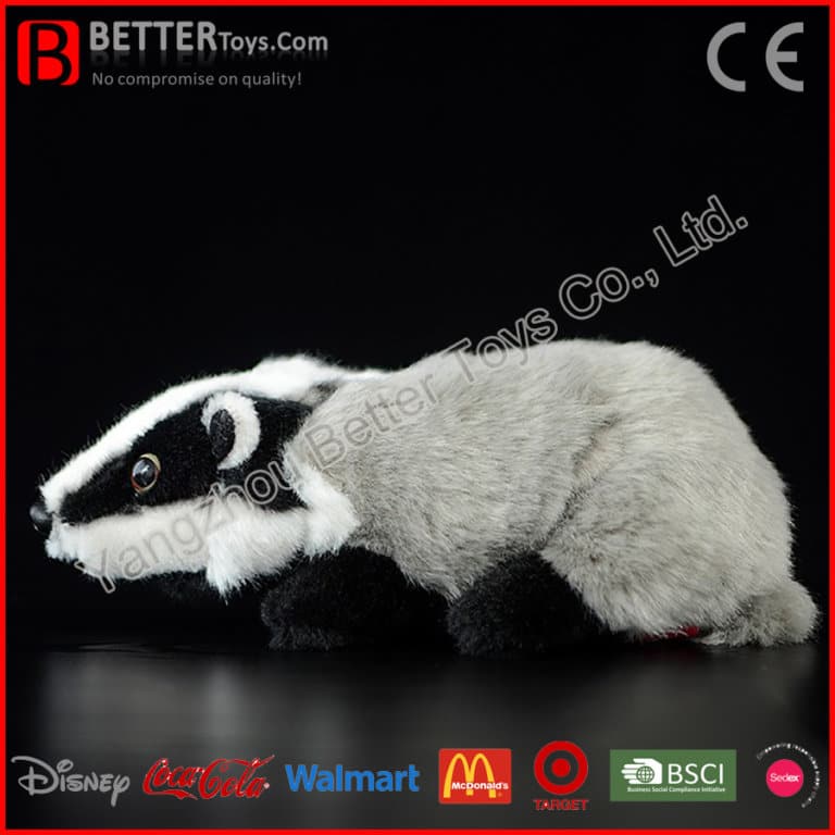 Stuffed Eurasian Badger Plush Animals European Badger Soft Toy ...